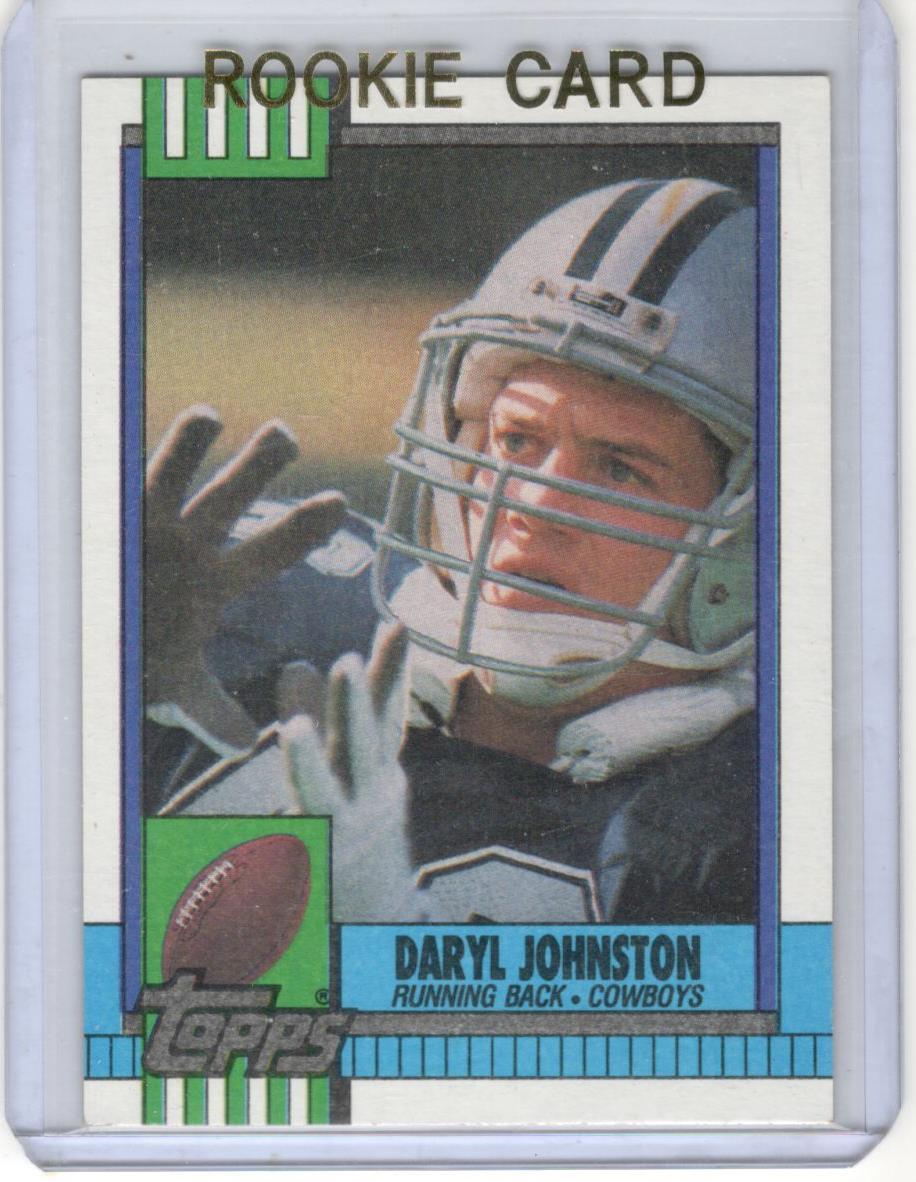DARYL MOOSE JOHNSTON 1990 TOPPS MINT RC ROOKIE CARD COWBOYS * | eBay