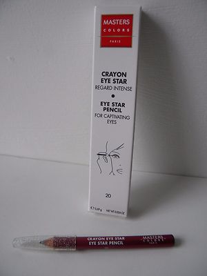 MASTERS COLORS Paris Crayon EYE STAR pencil NOIR n° 20 BLACK Regard ...