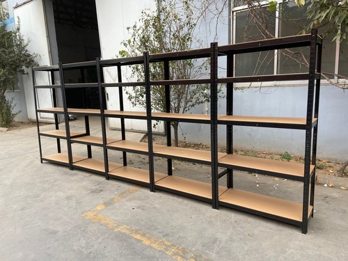 Garage 5 Tier Workshop Rack Heavy Duty Storage Racking Shelving ...