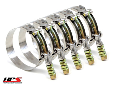 5 x HPS 6.5"-6.81" (165mm-173mm) Stainless Steel Spring Loaded T-Bolt ...