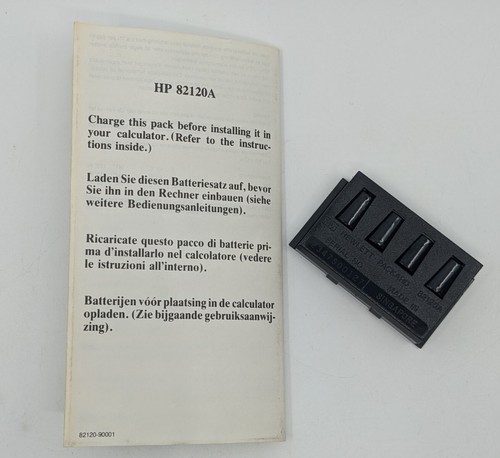 Genuine HP Battery Pack for HP 41C/CV/CX Calculators HP 82120A *Non ...