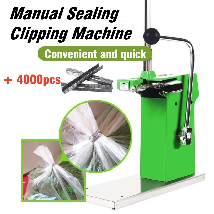 Manual Clipping Machine Plastic Bag Clipper Sealing Machine with U ...