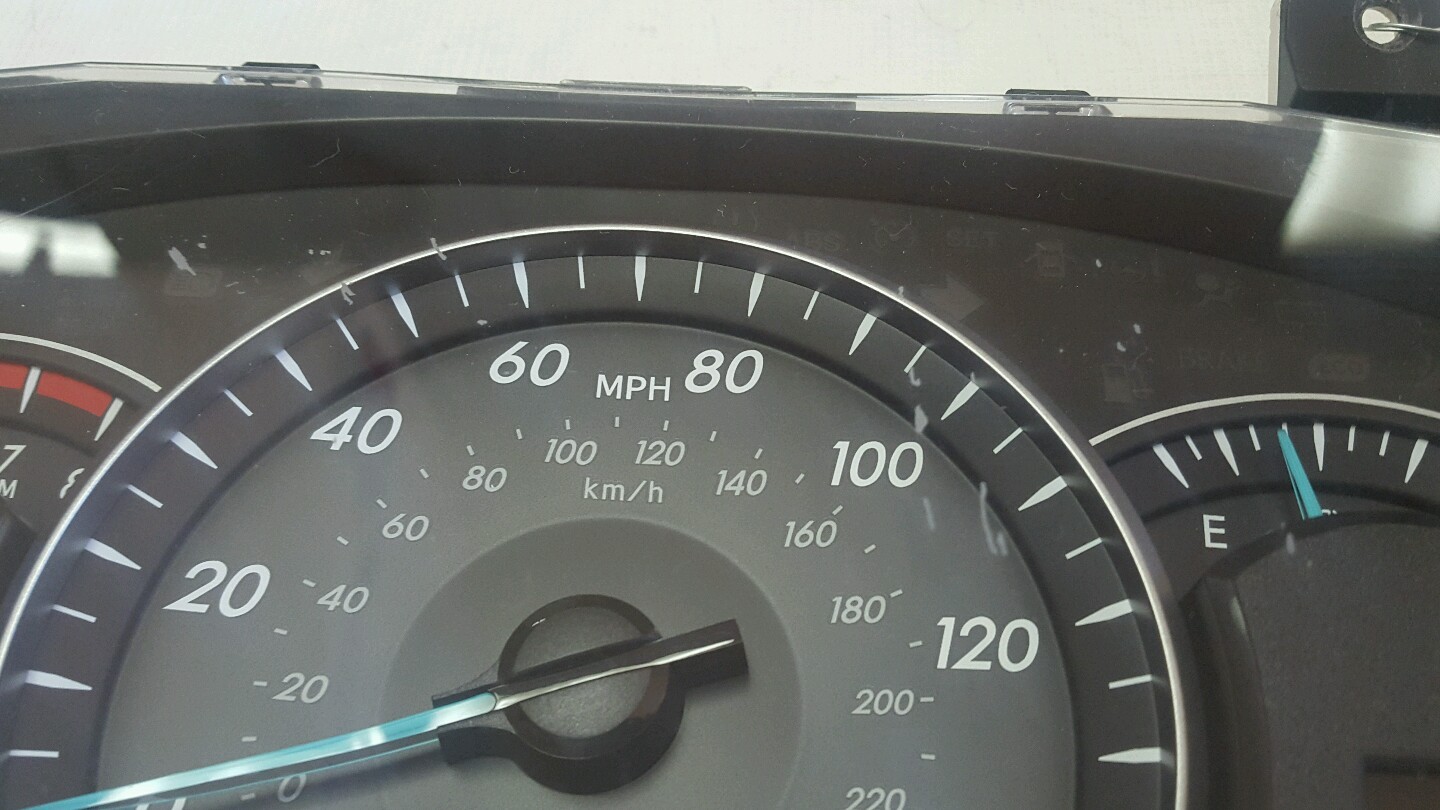 TOYOTA CAMRY Speedometer (cluster), MPH, LE 13 14 scratched lens | eBay