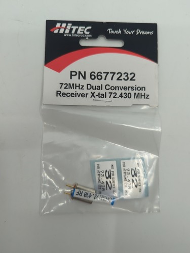 [New In Pack] Hitec PN 6677232 Dual Conversion Receiver Crystal 72.430 ...