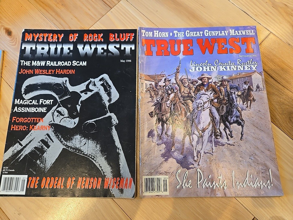 Lot Of 17 True West Magazines 1996 1997 Western Cowboy Vintage Frontier ...
