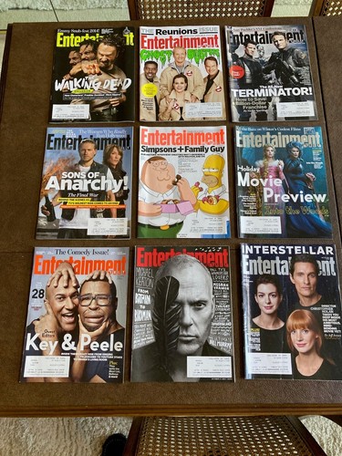 Lot of 9 Entertainment Weekly 2014 Magazines. | eBay
