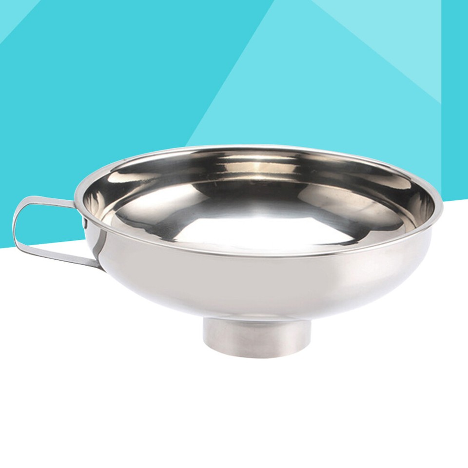Large Mouth Funnel Canning Funnel Cooking Funnels Metal Wide Mouth ...