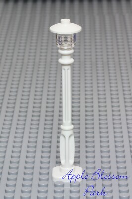 NEW Lego City WHITE STREET LIGHT - Minifig Town Village Train Station ...