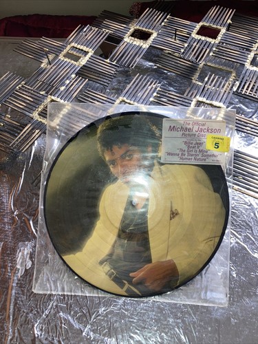 The Official Michael Jackson picture disc 1982 1983 CBS EPIC RECORDS | eBay