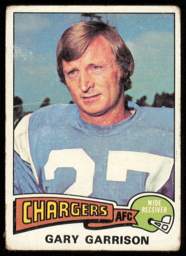 1975 Topps #230 Gary Garrison San Diego Chargers | eBay