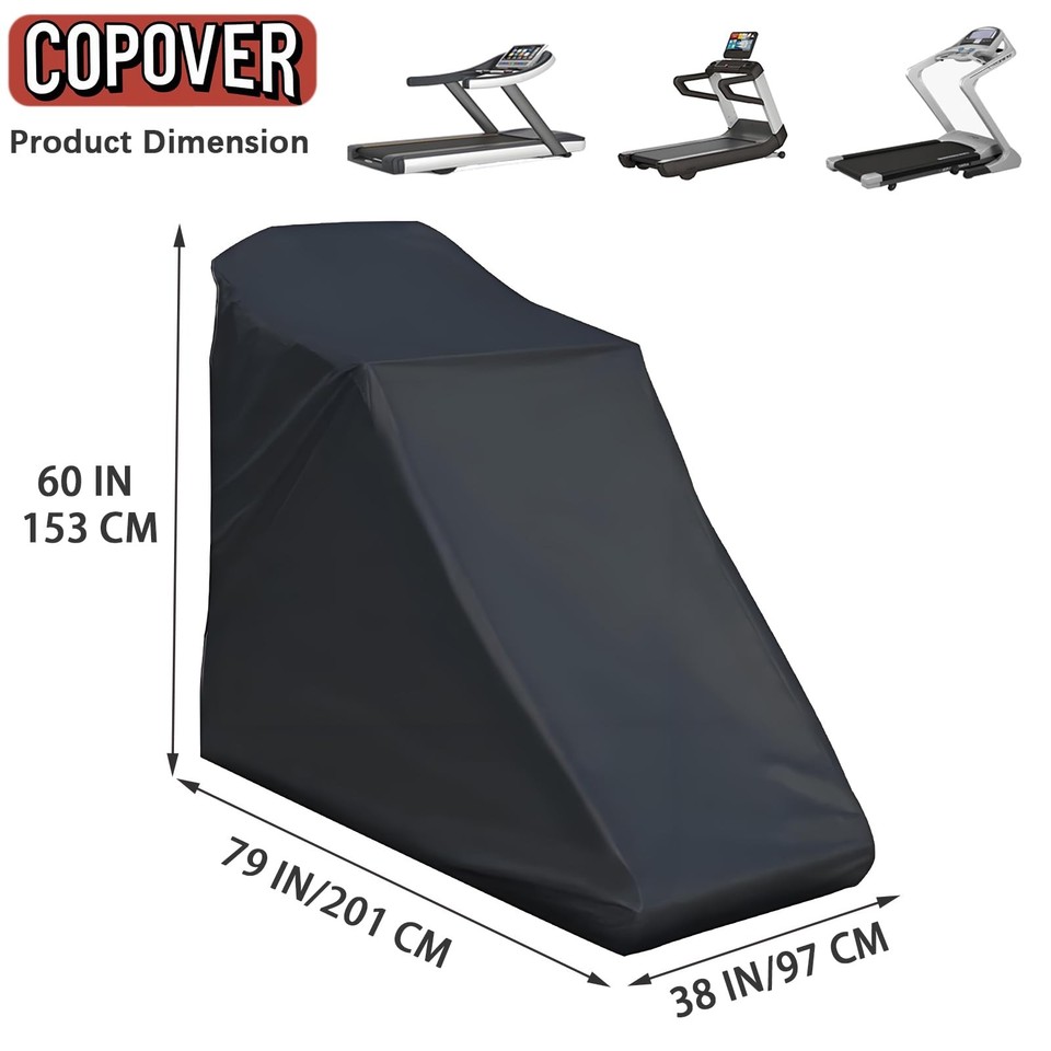 Treadmill Cover, Dustproof Uv Protection Running Machine Cover ...