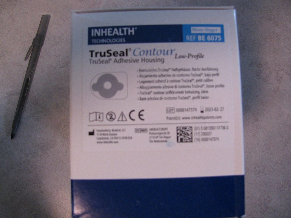 InHealth Blom-Singer TruSeal Contour Adhesive Housing BE6075 Box of 30 ...