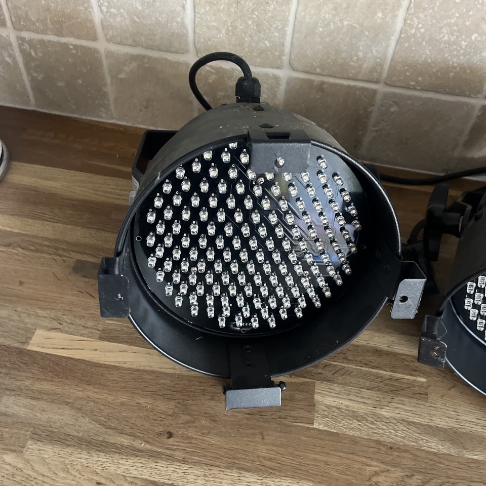 2x DMX LED par cans Stage Lighting Bar Mancave Disco Multicoloured ...