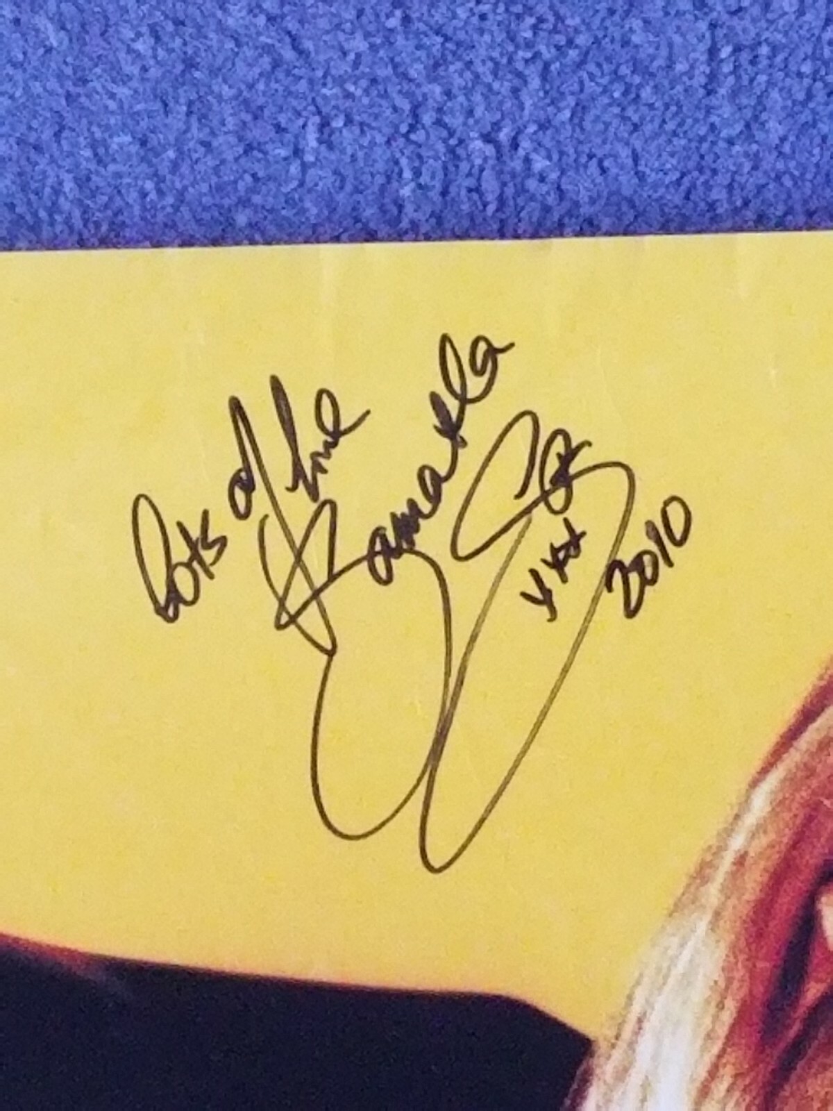 SAMANTHA FOX SIGNED POSTER | eBay