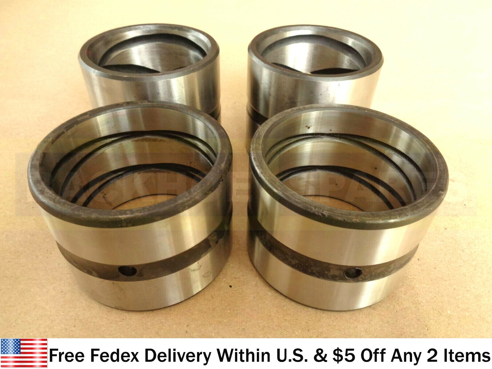 JCB JS200 & JS220 TIPPING LINK BUSH KIT (4 BUSHES) (PART NO. JRV0593 ...