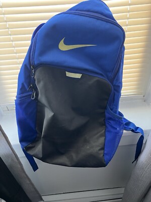 NEW Nike Brasilia XL 9.5 Team Sports Backpack Blue Black DM3975-405 | eBay