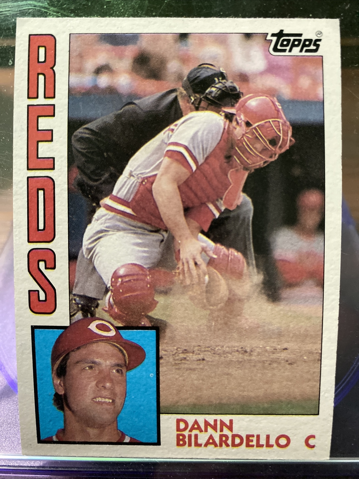 1984 Topps Baseball Dann Bilardello #424 Cincinnati Reds RC | eBay