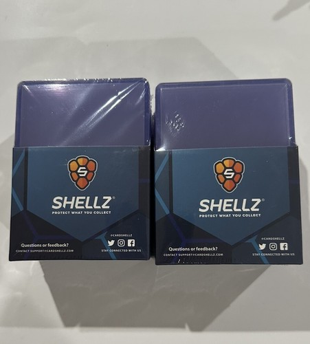 SHELLZ 35PT PREMIUM Single Frame UV Toploader Seamless - 25ct Pack X2! (50)!! | eBay