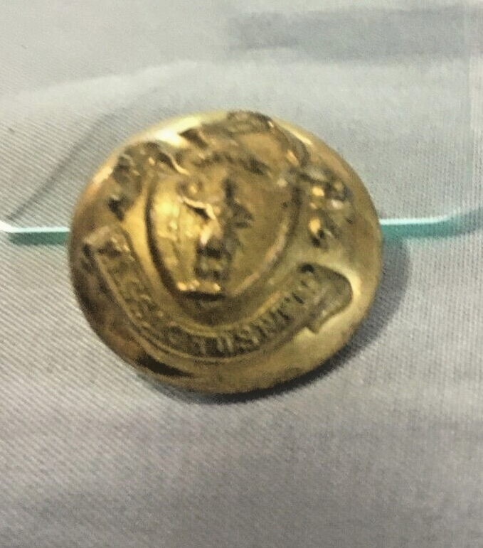 Antique Button Massachusetts State Crest Scoville Waterbury back mark ...