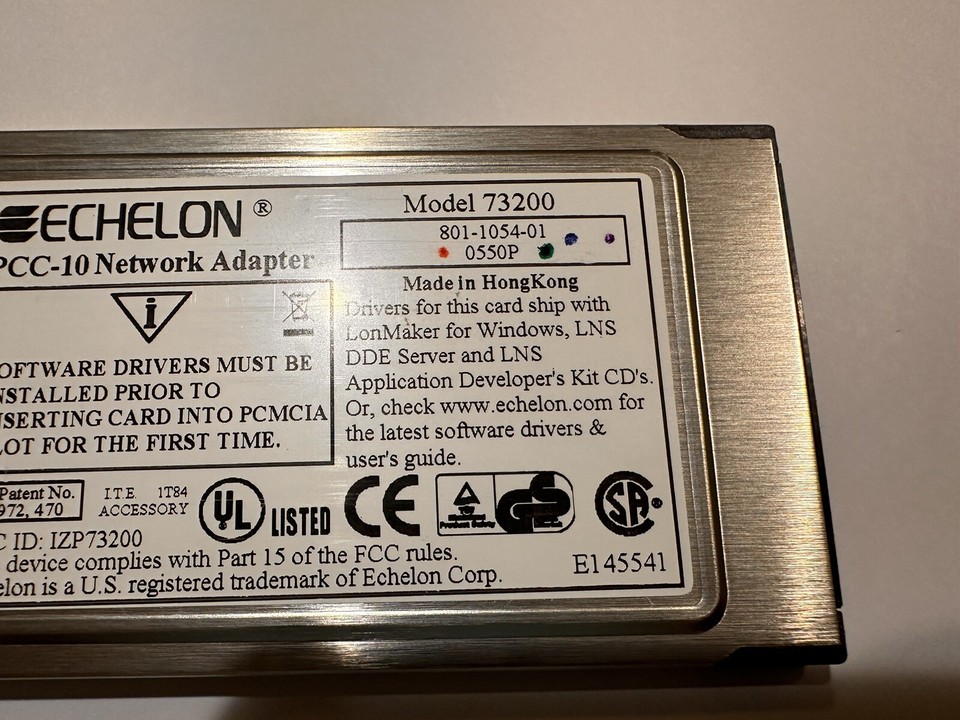 Echelon PCC-10 Adapter 73200 LonTalk. | eBay