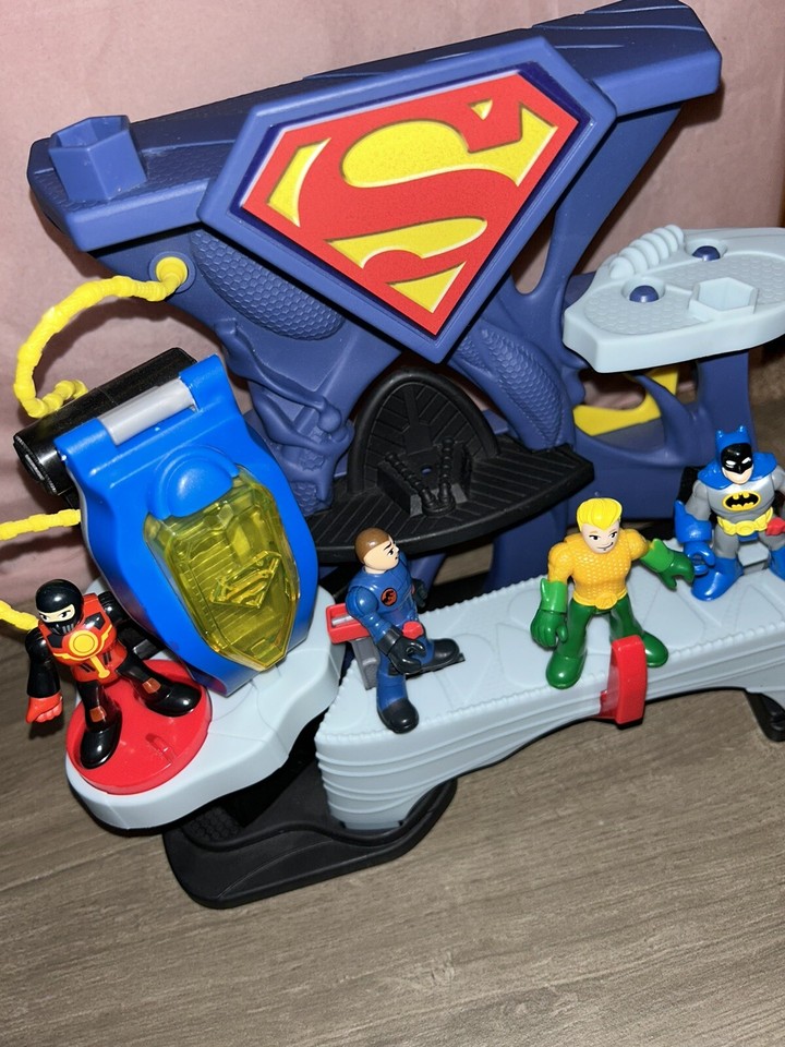 Fisher Price Imaginext Marvel Batman Batcave Gotham Jail Penguin Sub ...