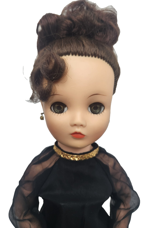 Uneeda Dollikin Multi-Jointed Articulated 19" Doll 1950s Elegant Updo ...