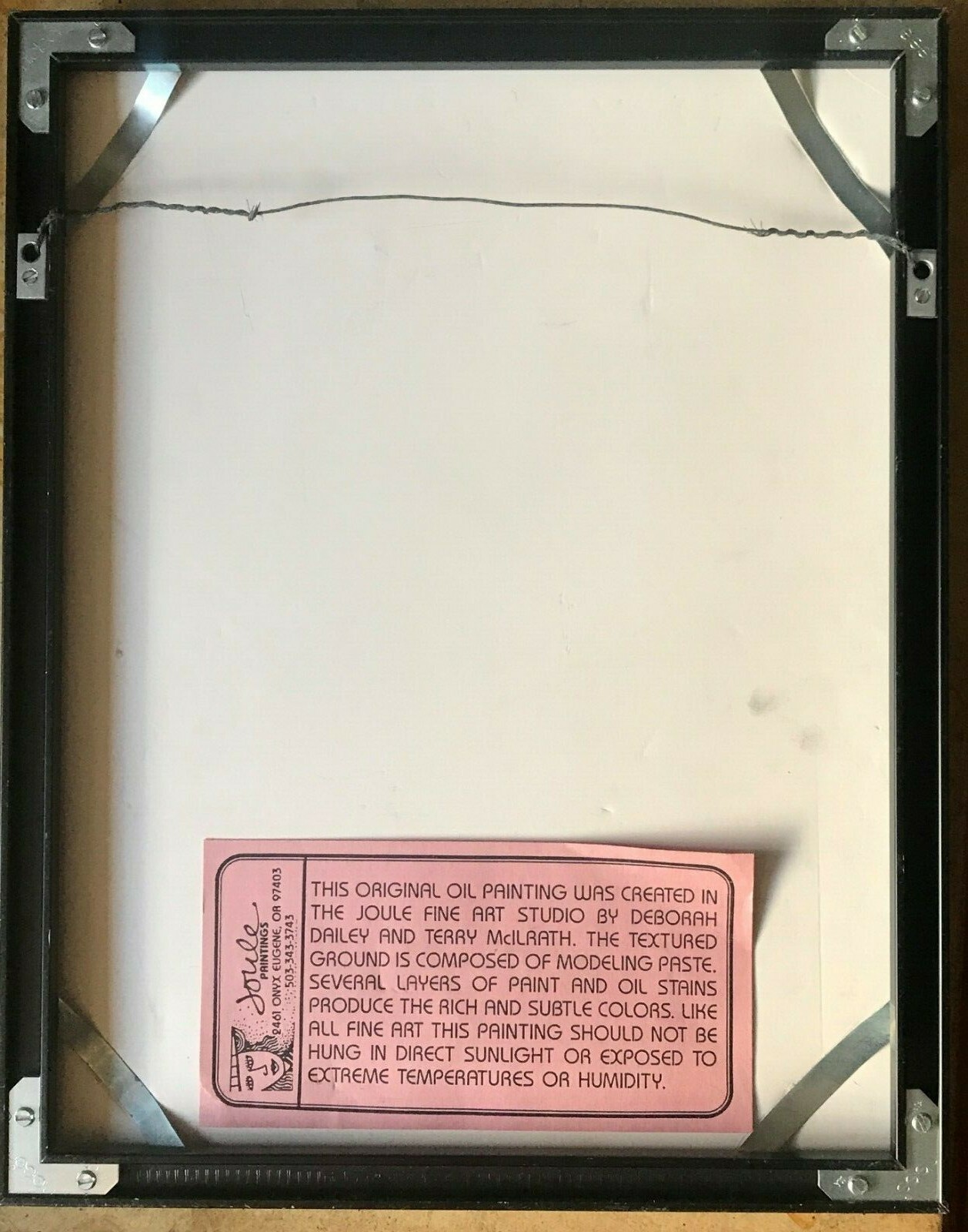 Original JOULE Art Studio Oil Painting By Deborah Dailey And Terry ...