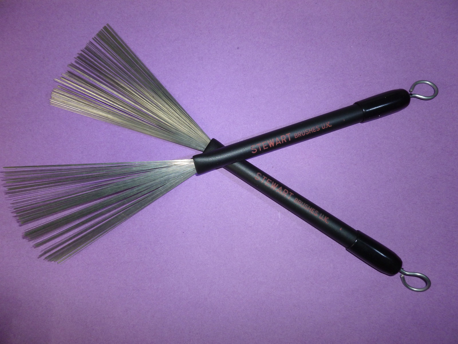 RETRACTABLE WIRE DRUM BRUSHES Loop End Tinted No Rust Original Premier ...