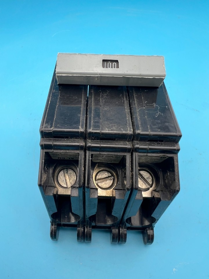 Cutler Hammer CHB3100 Circuit Breaker 100 Amp 3 Pole Type CHB Eaton ...