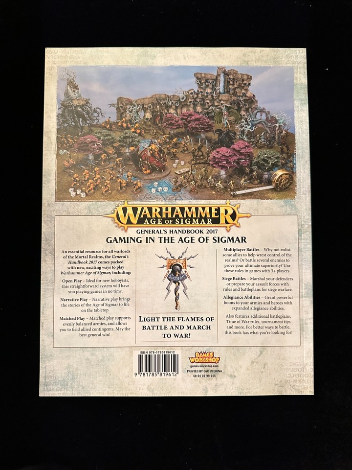 Games Workshop Warhammer AOS Generals Handbook 2017 Rulebook Codex | eBay