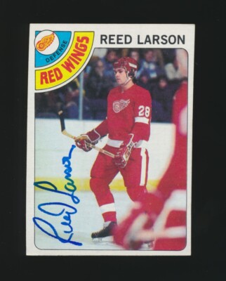 1978-79 Topps Hockey -#226 REED LARSON RC (Detroit Red Wings ...