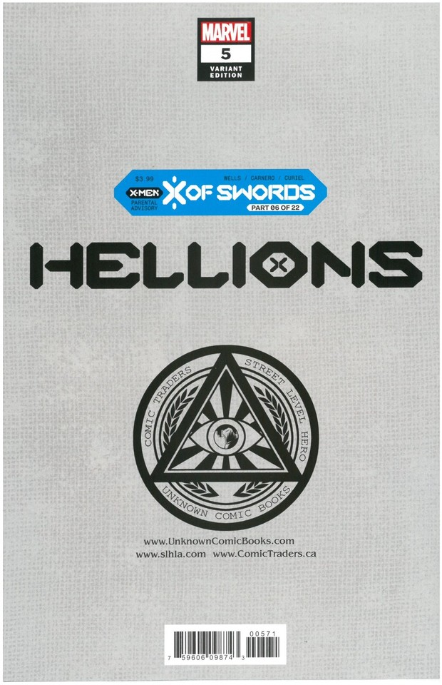 HELLIONS #5 (JAY ANACLETO MR. SINISTER EXCLUSIVE TRADE VARIANT ...
