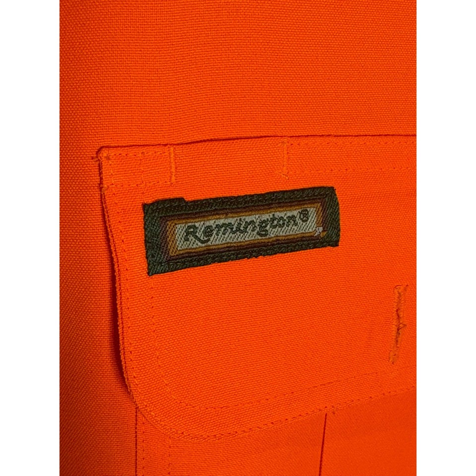 Remington Outdoor Clothing Bright Orange Long Sleeve Button Up Shirt ...