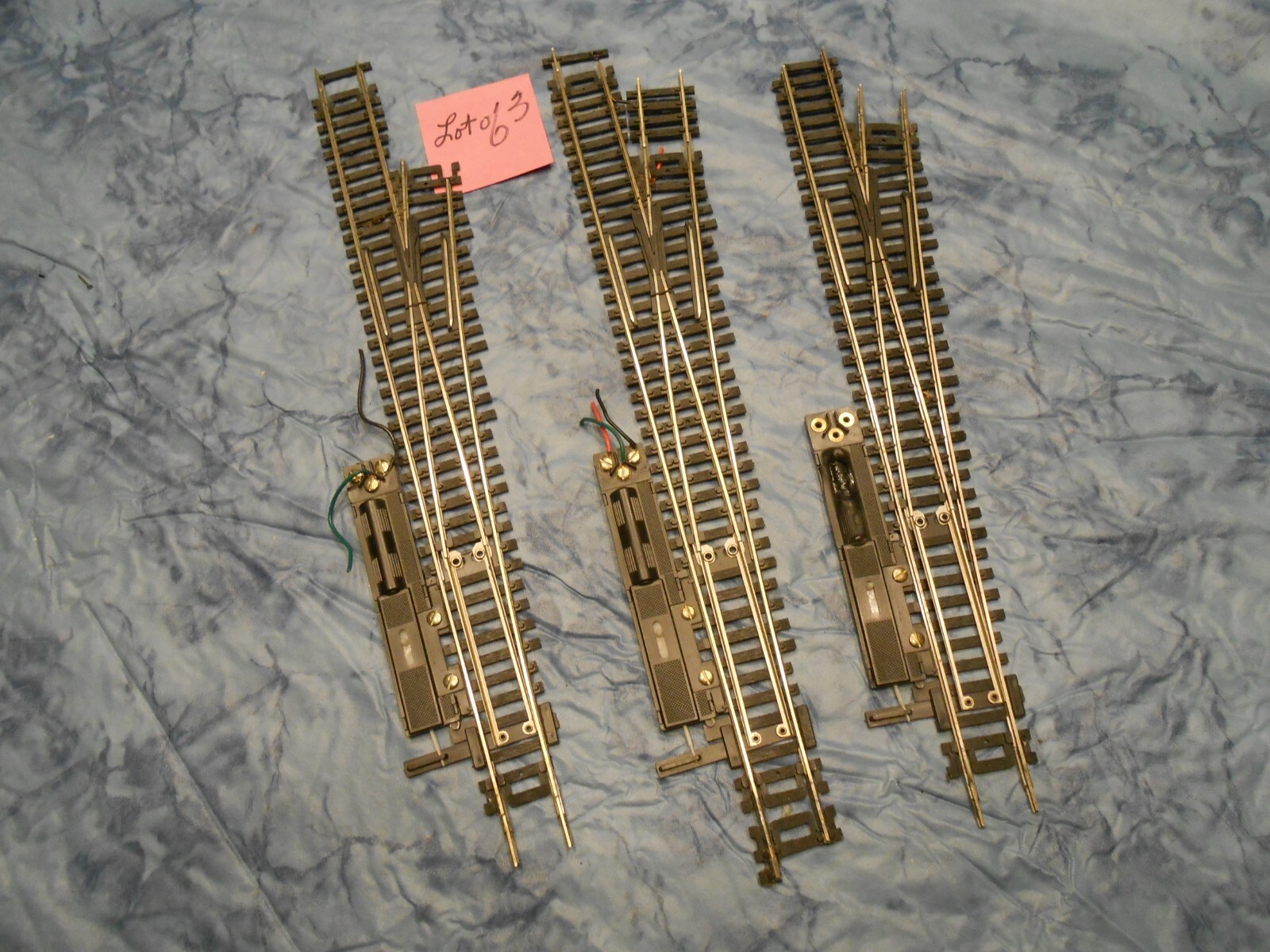 LOT OF 3 HO scale Atlas #6 Custom-Line RIGHT HAND NICKLE SILVER ...