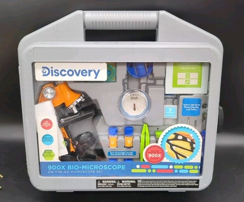 Discovery Kids 900X Bio-Microscope - 45-Piece Set - Excellent - Brand ...