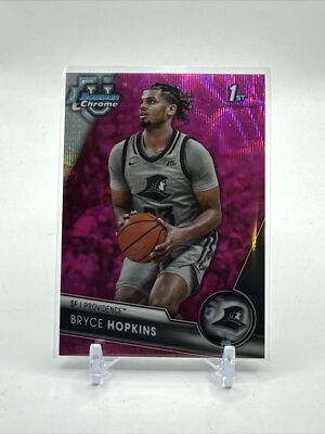 Bowman Bryce Hopkins Pink Wave Refractor /125 Providence | eBay
