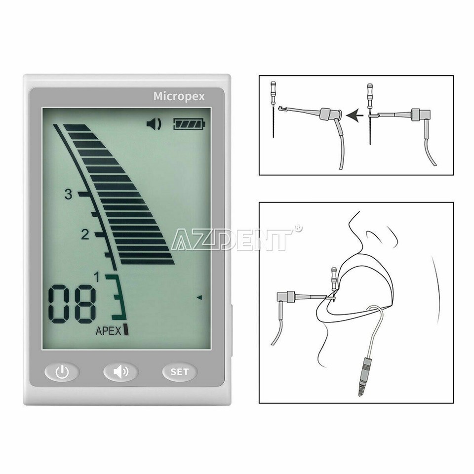 Dental Endo Apex Locator Endodontic Root Canal Finder Meter 3.7' Screen ...