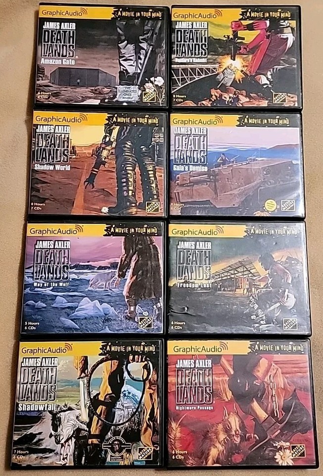 James Axler Deathlands Graphic Audio CD LOT Of 31 Audiobook Movie In ...