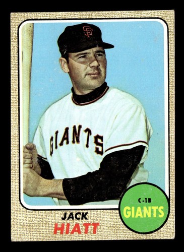 Jack Hiatt 1968 Topps #419 San Francisco Giants Vg-Ex | eBay