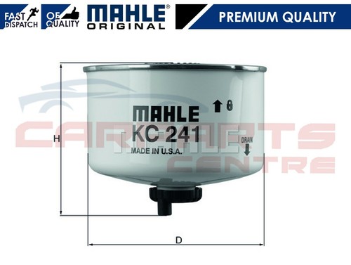 RANGE ROVER DISCOVERY 3.0 SDV6 GENUINE MAHLE FUEL FILTER MK4 DIESEL ...