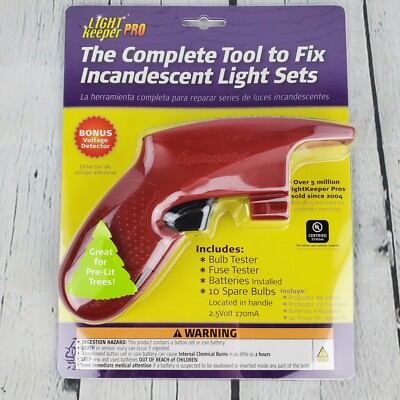 Light Keeper Pro Tool fix Incandescent Christmas Light Sets Bulb Tester ...