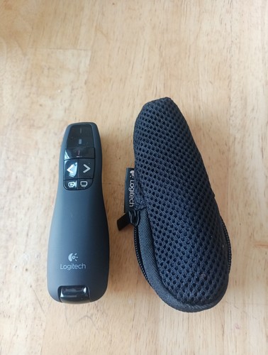 Logitech . R400. Laser Pointer with Case Great Condition USB Included ...