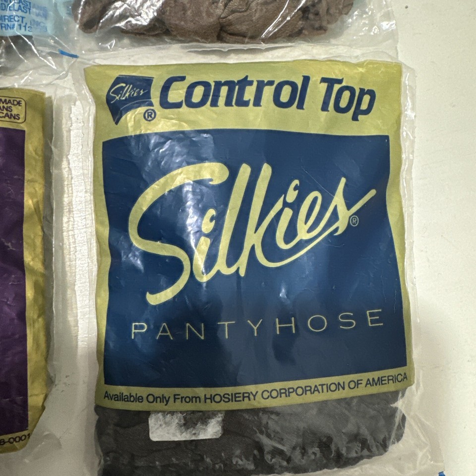 Silkies Medium Pantyhose Lot Of 6 Pair 2 Navy Blue 1 Off Black 3 Beige ...