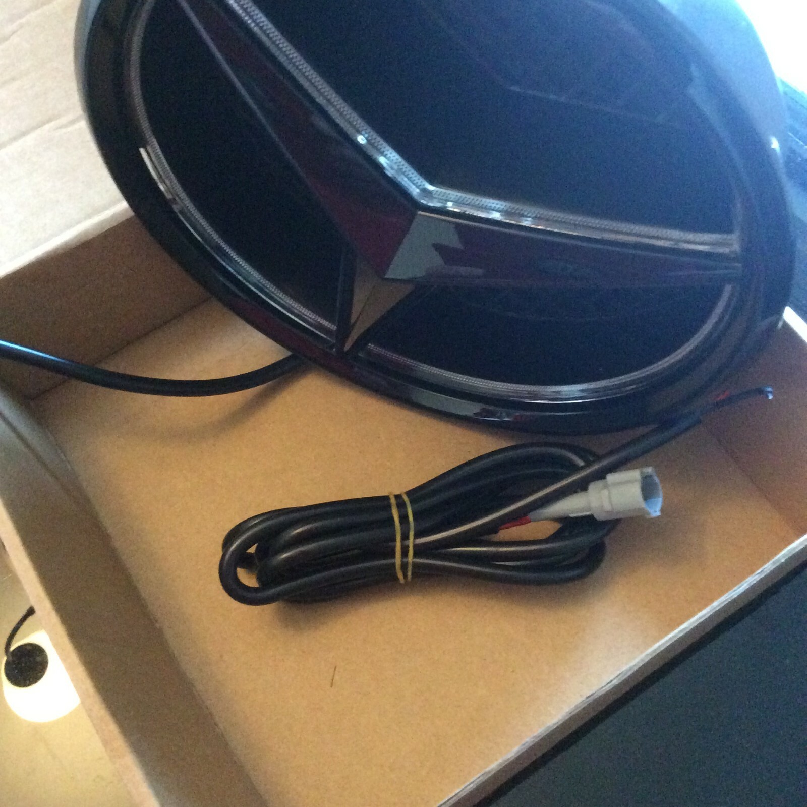 Mercedes -Benz emblem Black Gloss LED Grill Star w205 w176 w166 pn ...