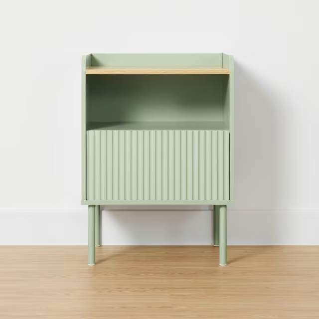 Alma Bedside Table Ample Storage Space Simple Assembly Easy Maintenance | eBay