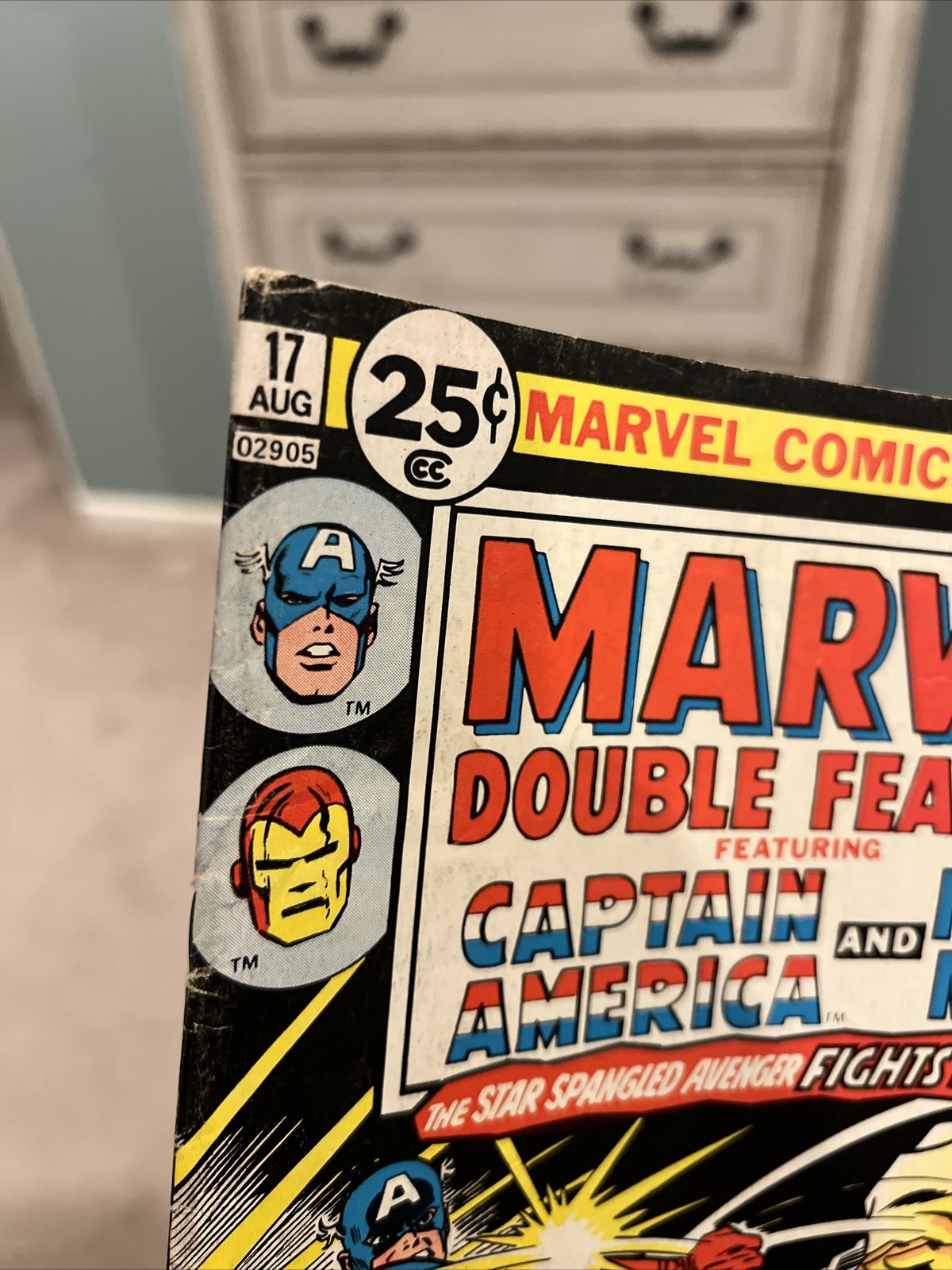 Marvel Comics MARVEL DOUBLE FEATURE #17 Captain America & Iron Man ...