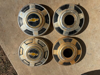 Chevrolet Chevy 12" Hubcaps 1973-87 C20 C30 4X4 Full Set | eBay