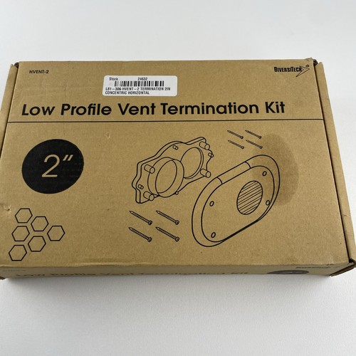 DiversiTech HVENT-2 Low Profile Horizontal Vent Termination Kit 2" | eBay