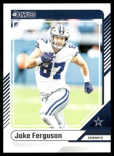 2024 Panini Donruss Football Card Base Jake Ferguson Dallas Cowboys ...