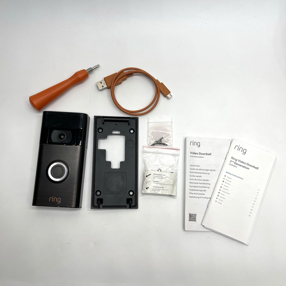 Ring Video Doorbell 2nd Generation - Venetian | eBay UK